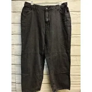 ROMWE | Pants & Jumpsuits | Romwe Wide Leg Pants 3xl Black Gothic ...